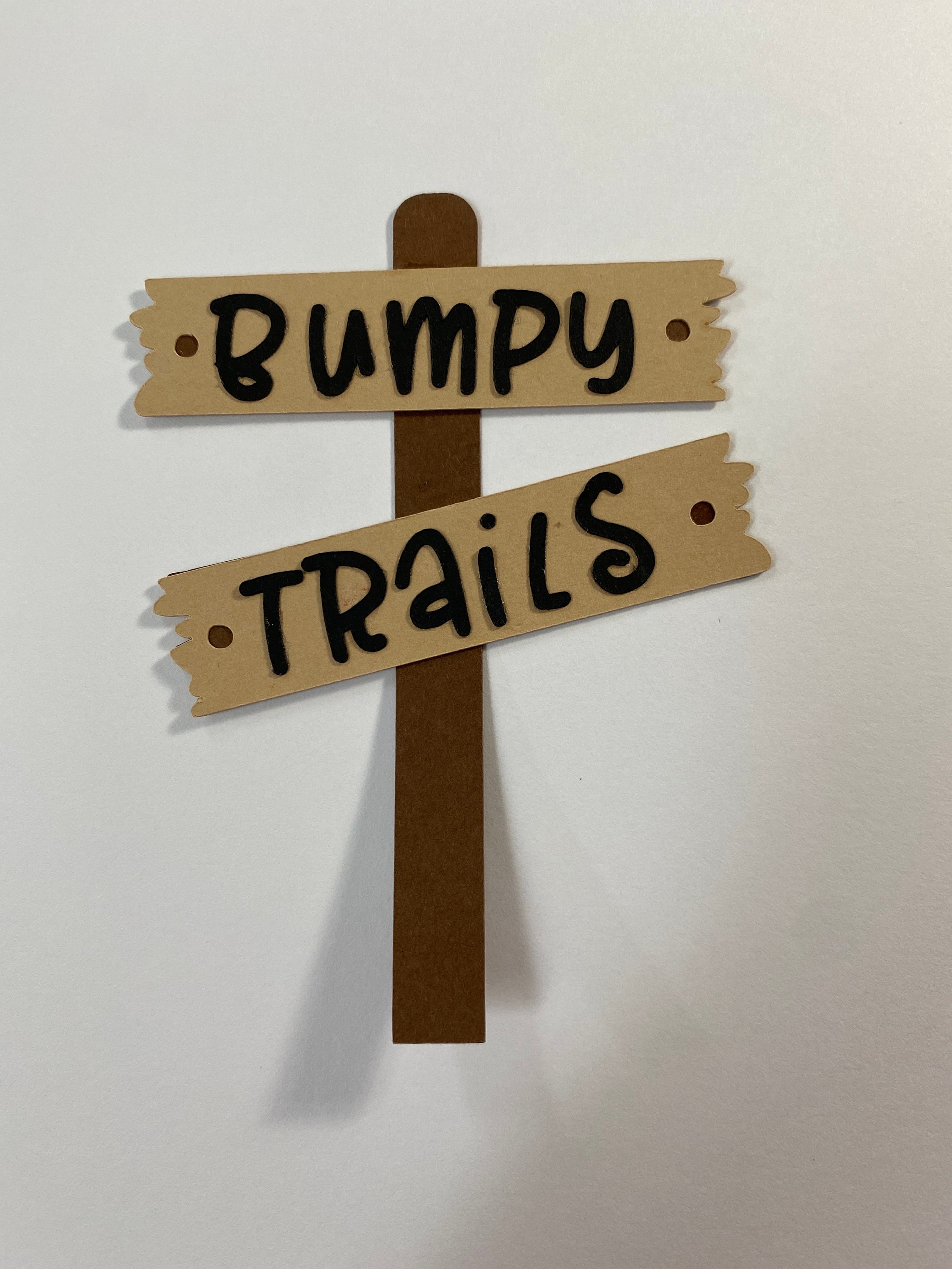 Bumpy Trails Die Cut - Etsy