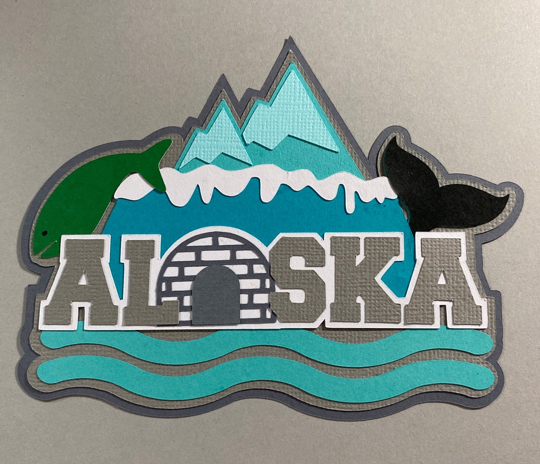 Alaska Layered Scrapbooking Die Cut Dimensional Embellishment - Etsy