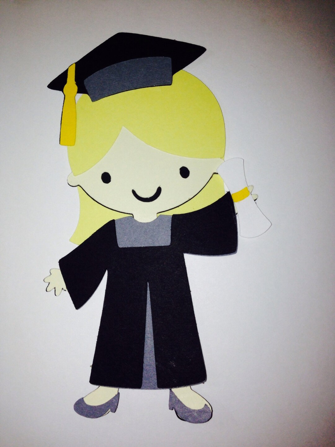 Girl Graduation Scrapbooking Die Cut Embellishment - Etsy