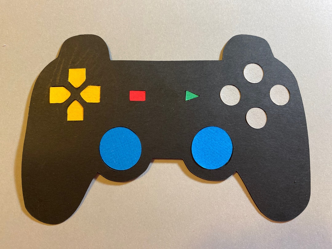 Game Controller Scrapbooking Cardmaking Die Cut Embellishment - Etsy