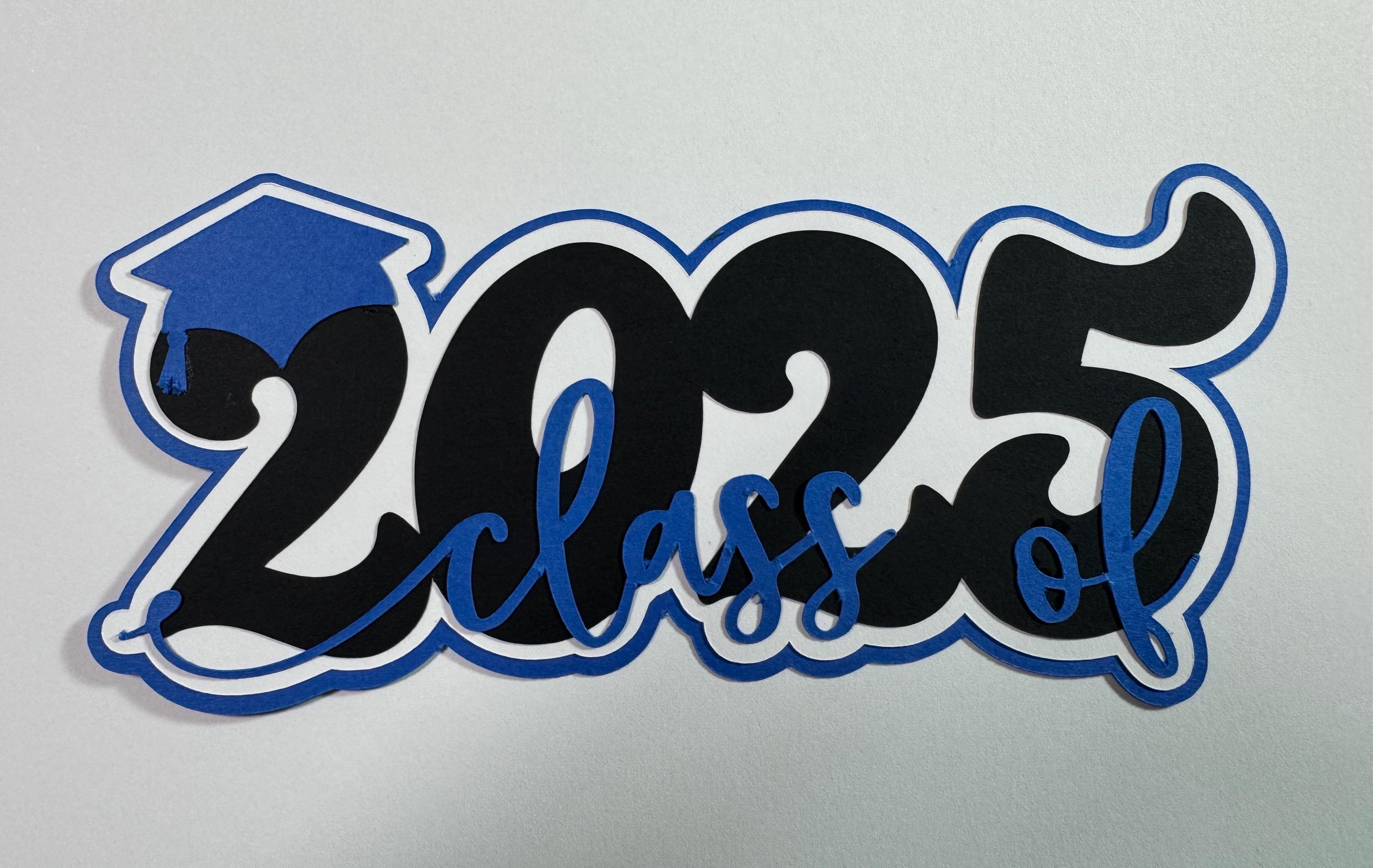 Graduation Class of 2025 Scrapbooking Cardmaking Die Cut Embellishment ...
