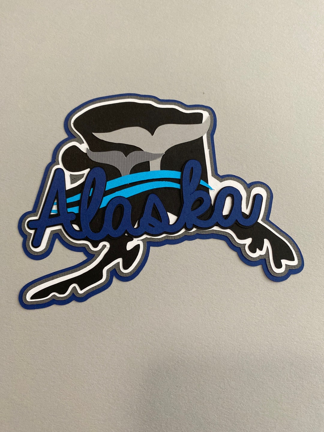 Alaska Layered Scrapbooking Die Cut Dimensional Embellishment - Etsy