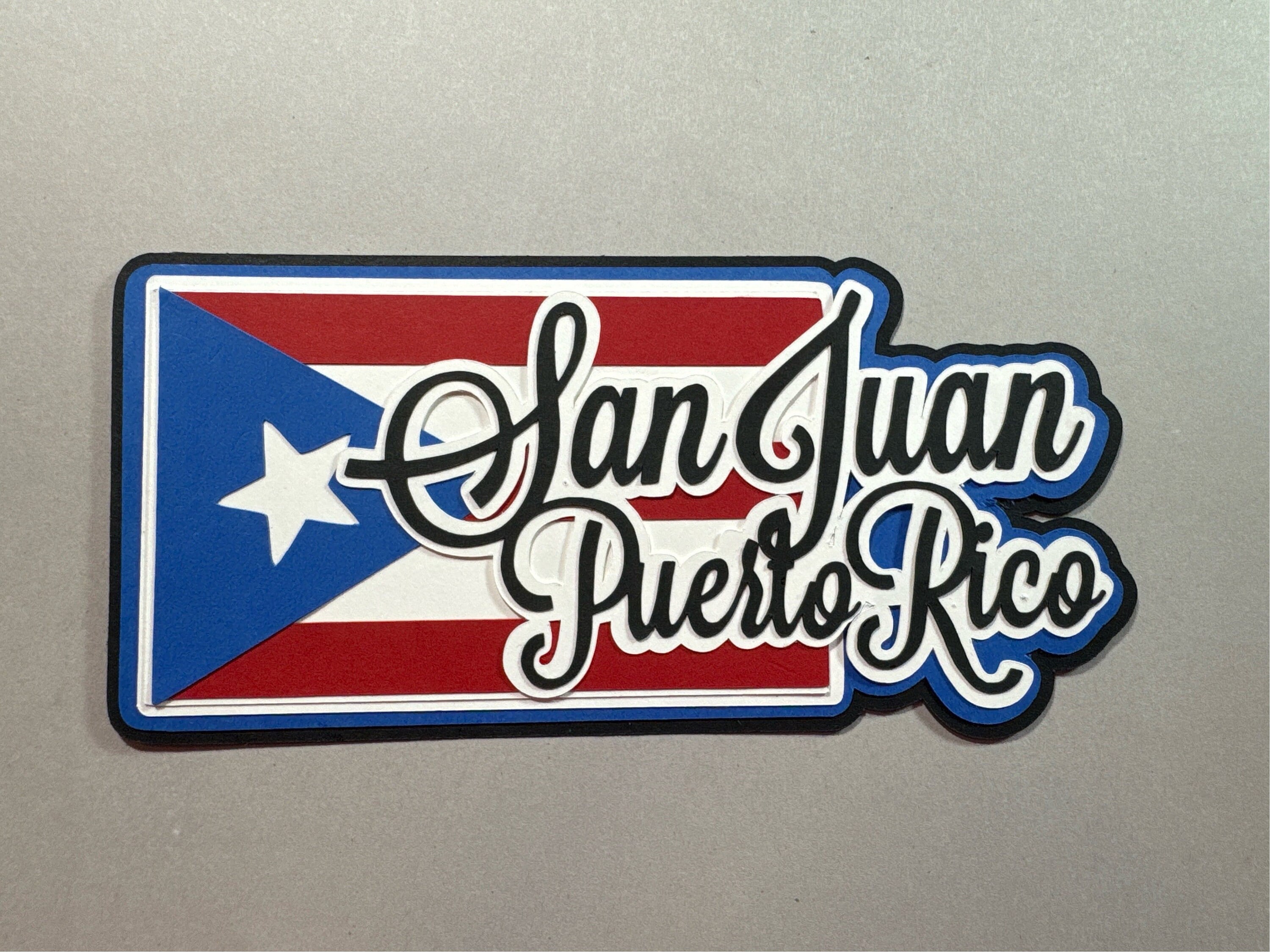San Juan Puerto Rico Scrapbooking Die Cut - Etsy