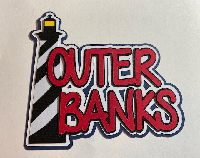 Outer Banks Layered Scrapbooking Die Cut Dimensional Embellishment - Etsy