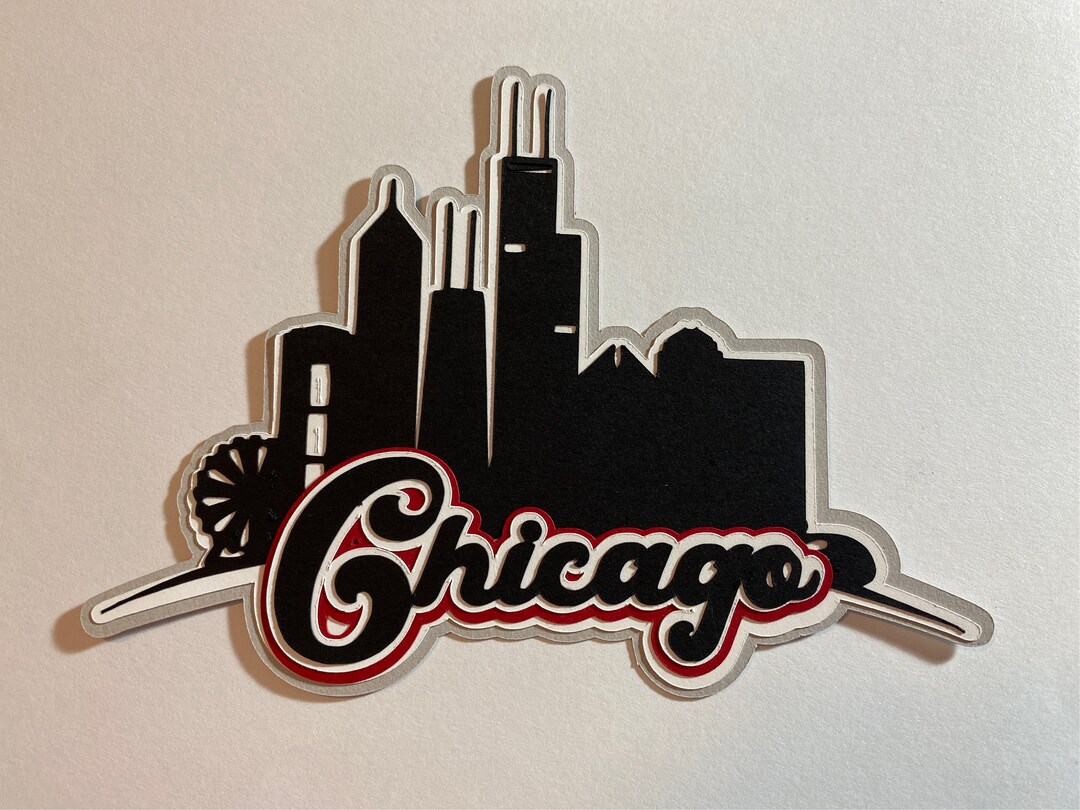 Chicago Layered Scrapbooking Die Cut Dimensional Embellishment - Etsy