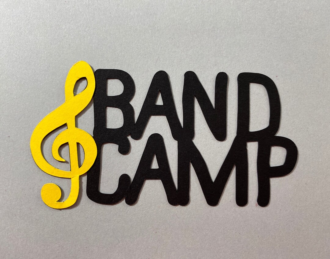 Band Camp Various Colors Die Cut Scrapbooking Embellishment - Etsy