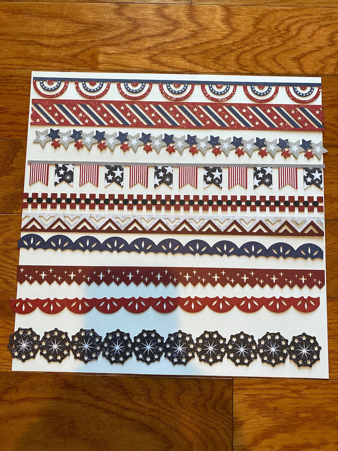 Creative Memories U.s.of Yay Laser Cut Borders 10 Borders - Etsy