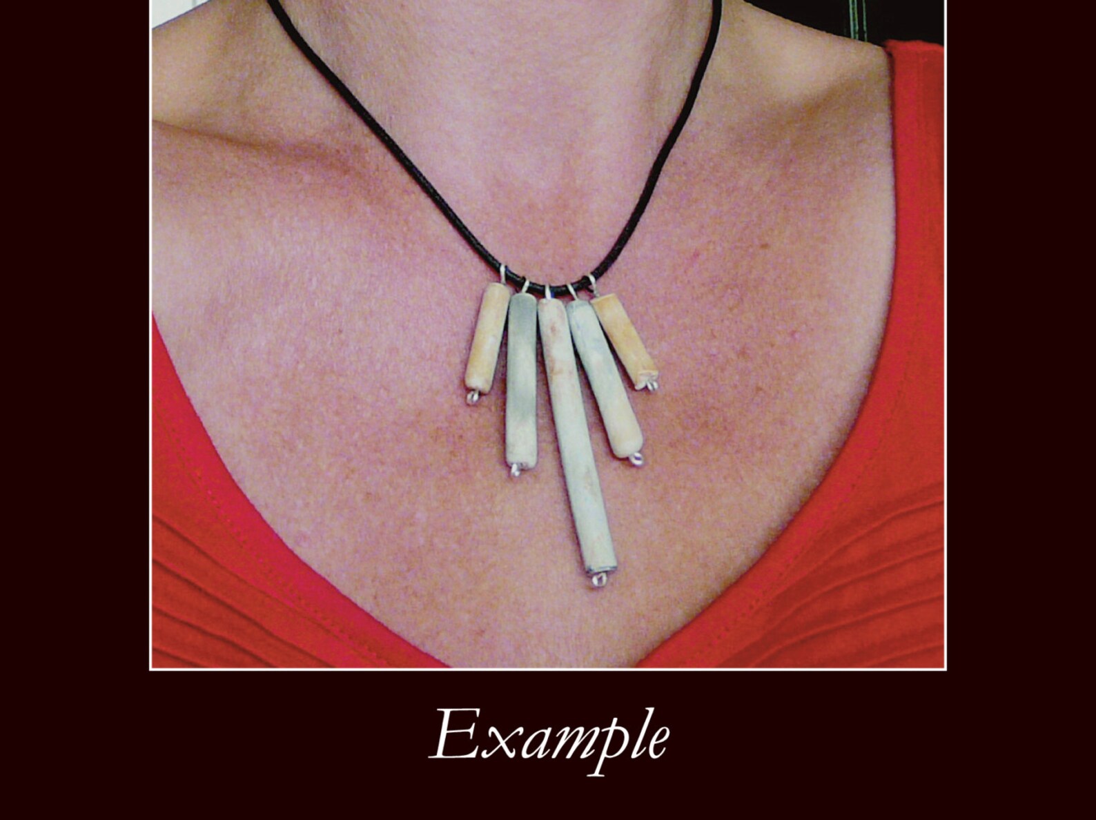 Necklace Made From Old Clay Pipes Gathered From the Foreshores of the ...