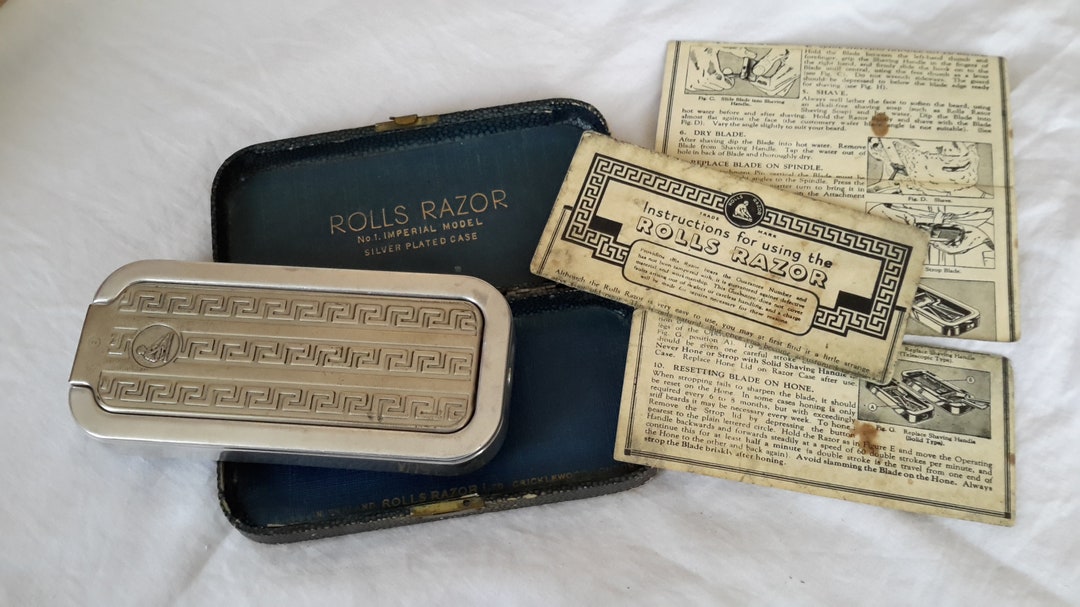 Rolls Razor No.1 Imperial – Men's Travel Shaving Kit – Vintage Art Deco ...
