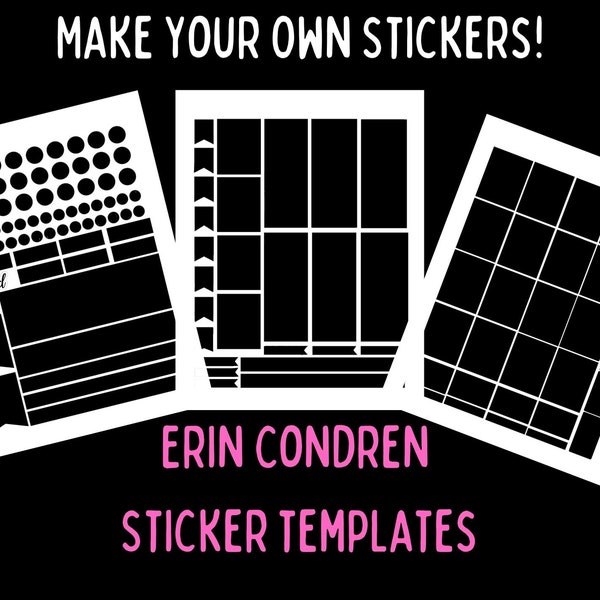 Erin Condren Sticker - Etsy
