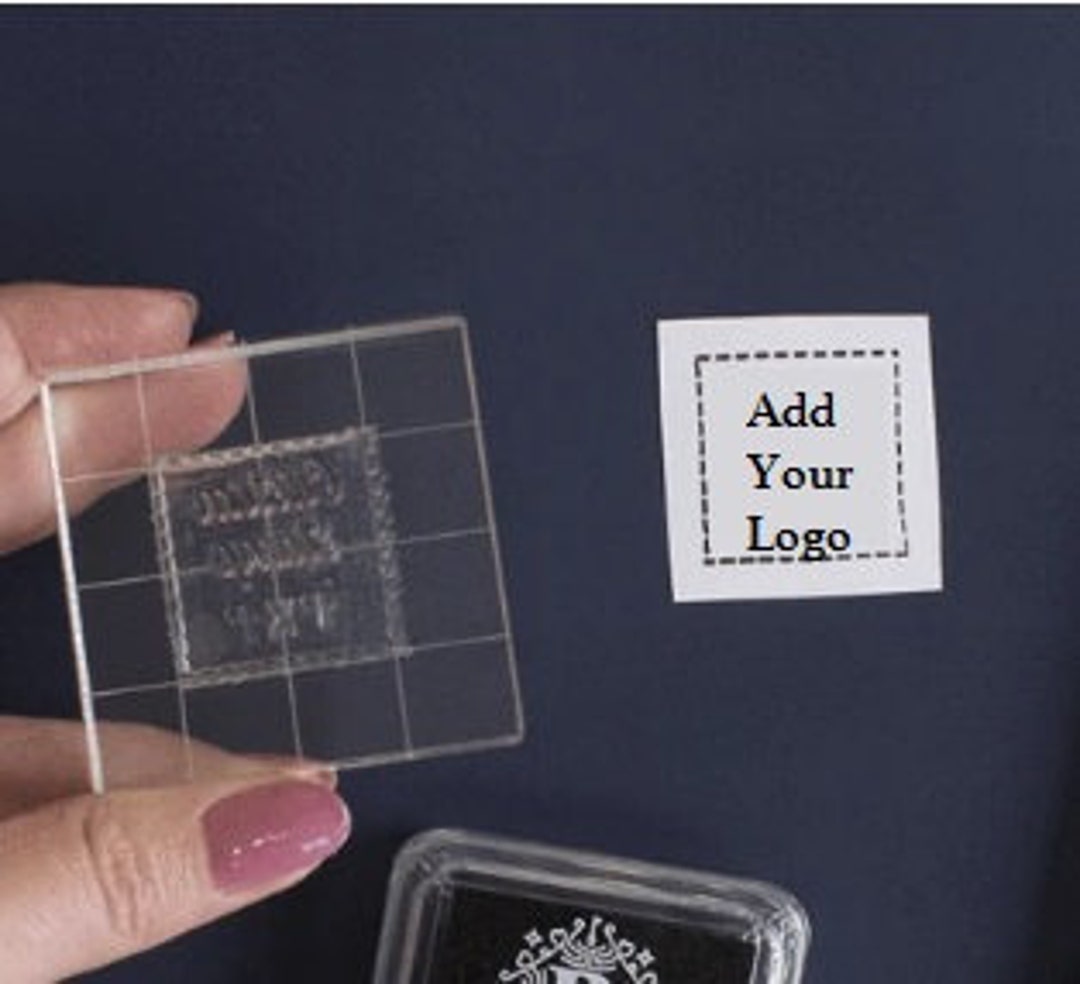 Custom Cling Stamp|one Inch Stamp|2 Inch Stamp|logo Stamp|acrylic Stamp ...