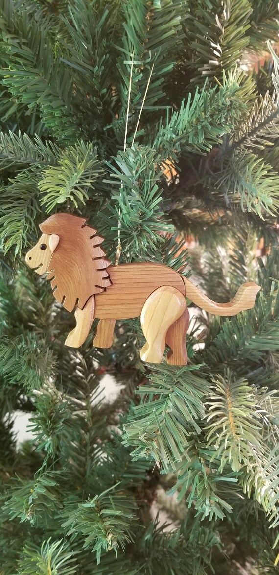 LION Christmas Ornament. Majestic King of the Jungle. - Etsy