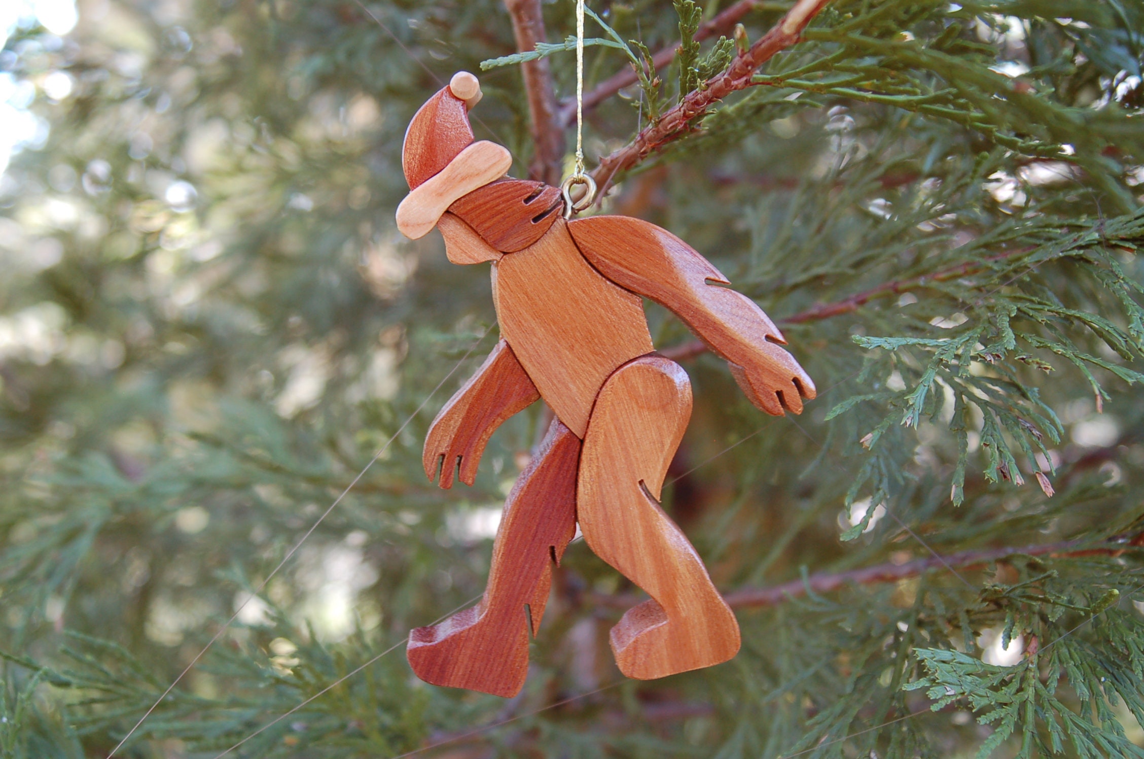 BIGFOOT SANTA ORNAMENT . Do You Believe in Sasquatch A Fun | Etsy