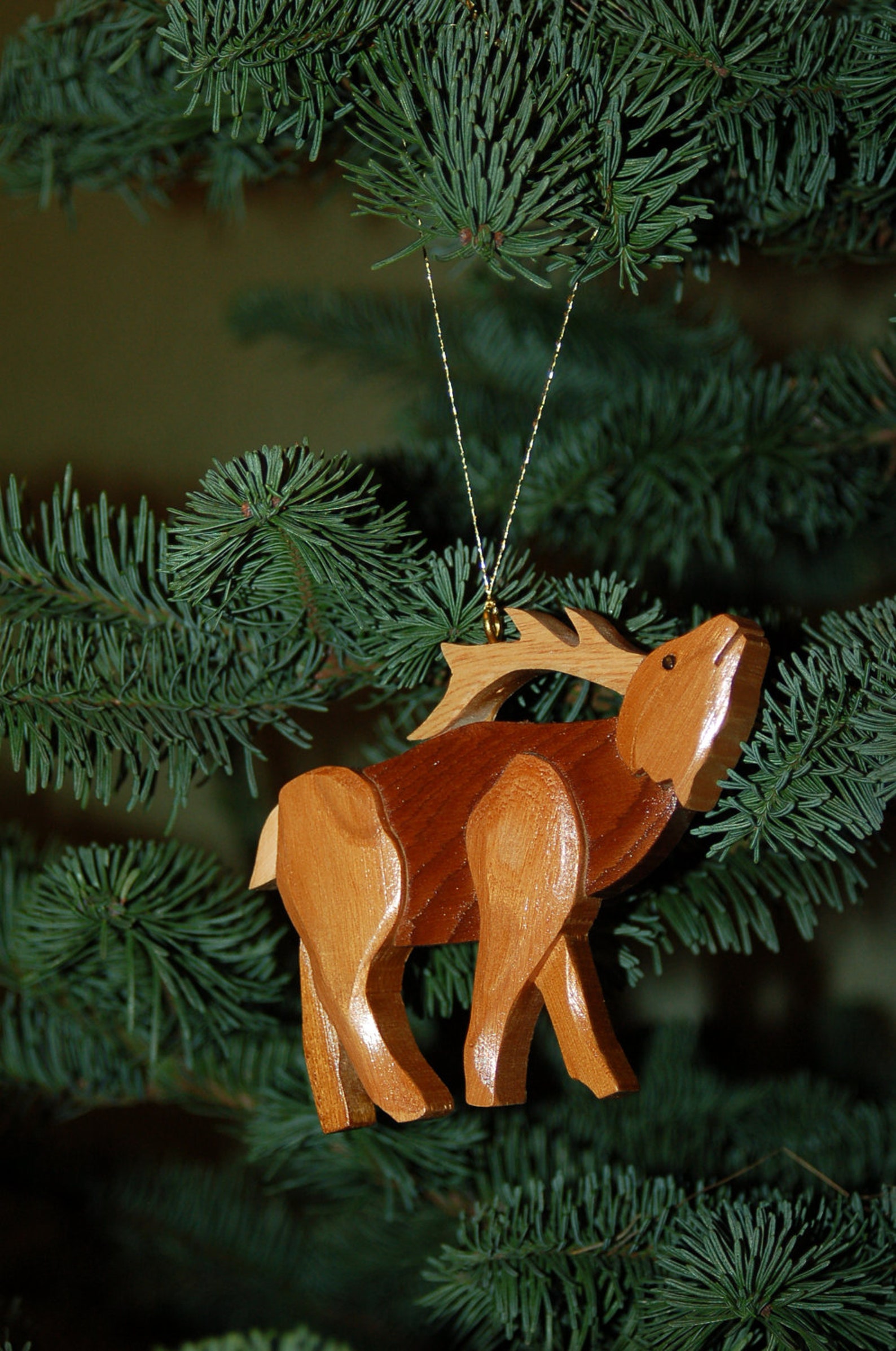 ELK CHRISTMAS ORNAMENT Carving. for the Hunter in Your Family. - Etsy