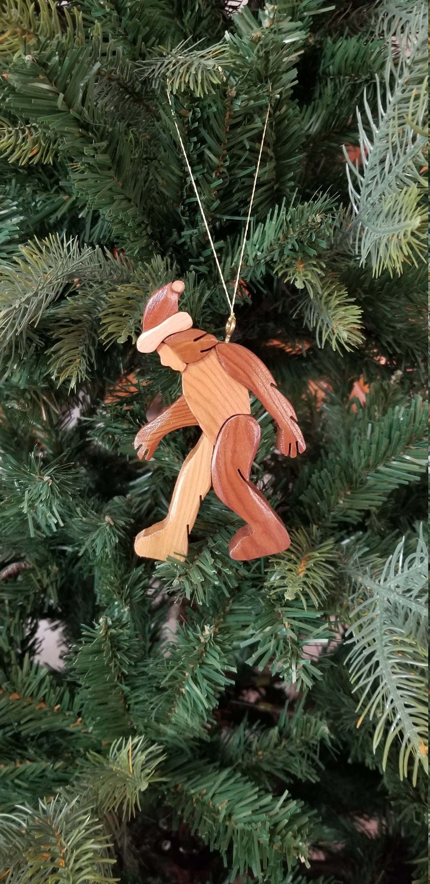 BIGFOOT SANTA ORNAMENT . Do You Believe in Sasquatch A Fun | Etsy