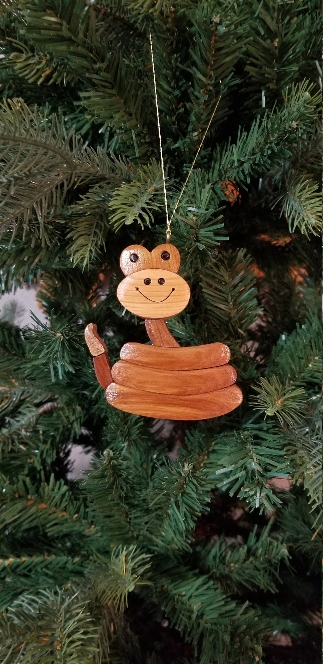 SNAKE Christmas Ornament. New for 2019. so Ssssssspecial - Etsy