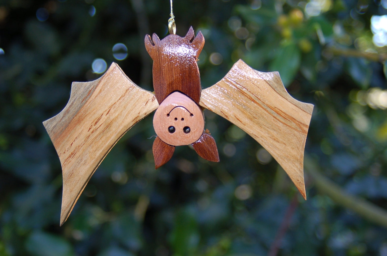 BAT CHRISTMAS ORNAMENT a Whimsical, Cheerful Fellow With Lots of ...