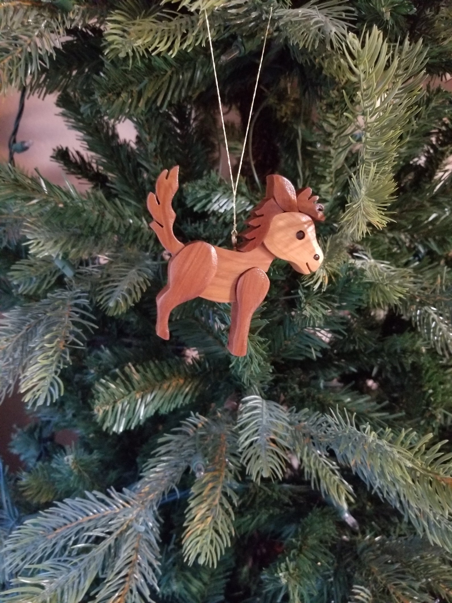 Donkey Christmas Ornament. - Etsy