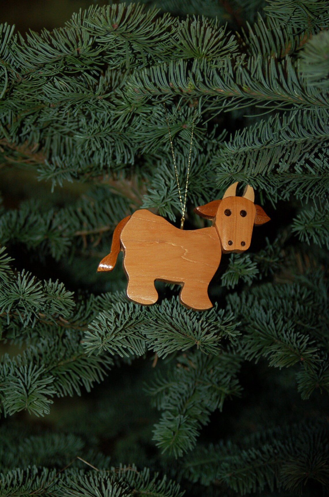 COW Ornament... ON SALE While They Last..... Intarsia Wood | Etsy