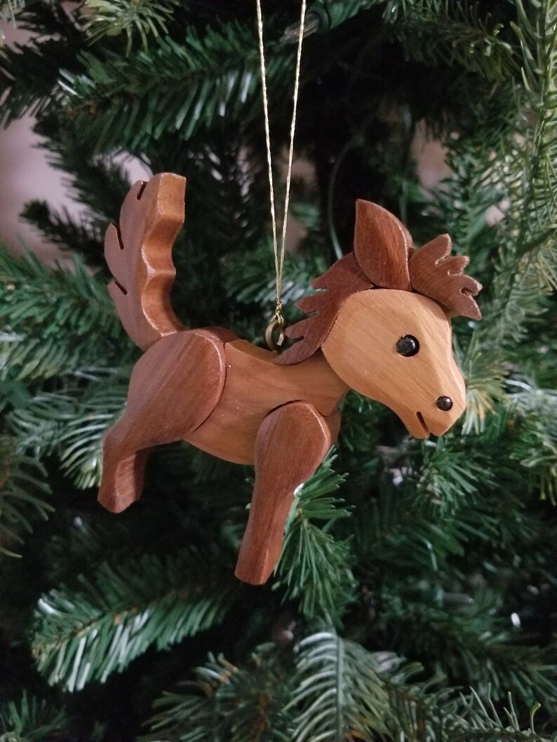 Donkey Christmas Ornament. - Etsy