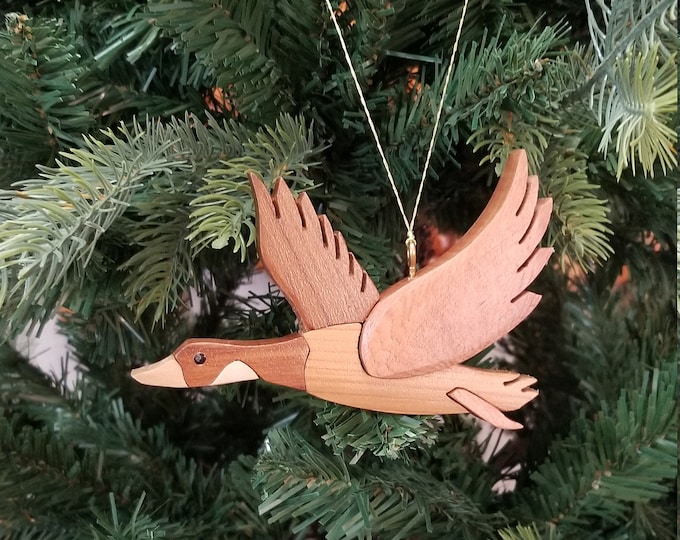 GOOSE CHRISTMAS ORNAMENT. Perfect for the Bird Lover or Hunter in Your ...