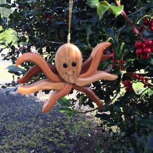 OCTOPUS CHRISTMAS ORNAMENT Carving. Charming Design Ready to Wrap His ...