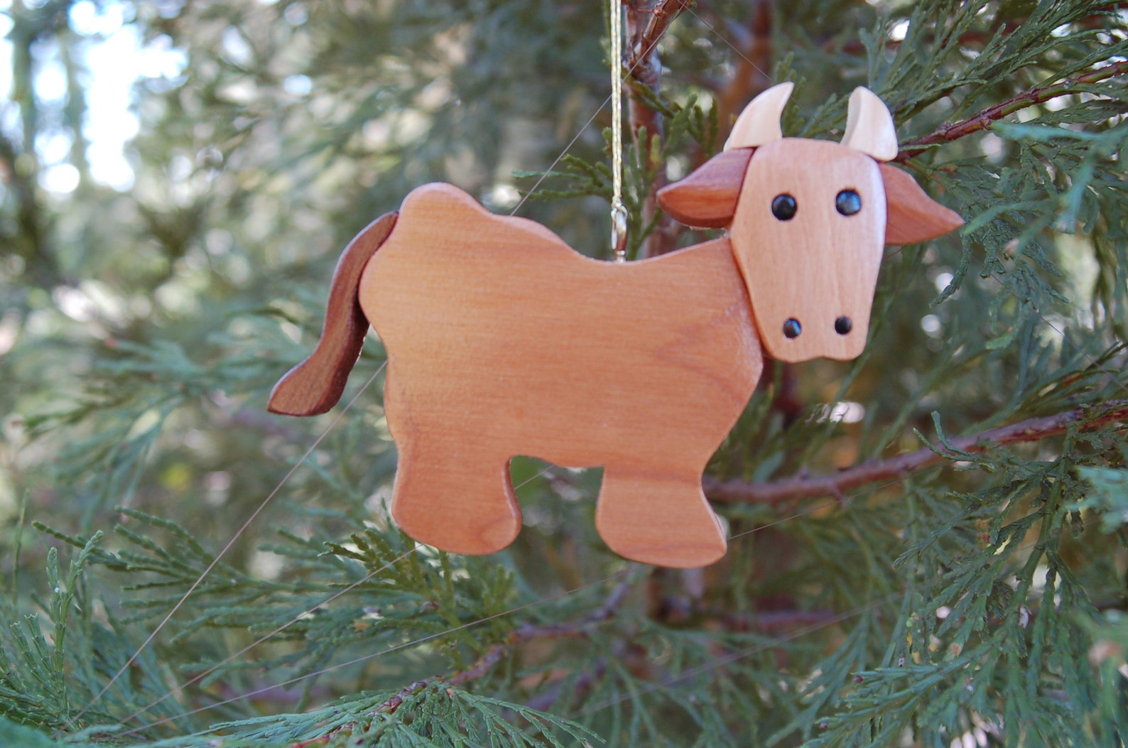 COW Ornament... ON SALE While They Last..... Intarsia Wood | Etsy