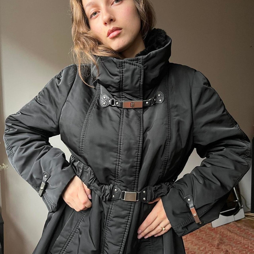 Vintage Italian Long Puffer Coat by Luciano Choi - Etsy