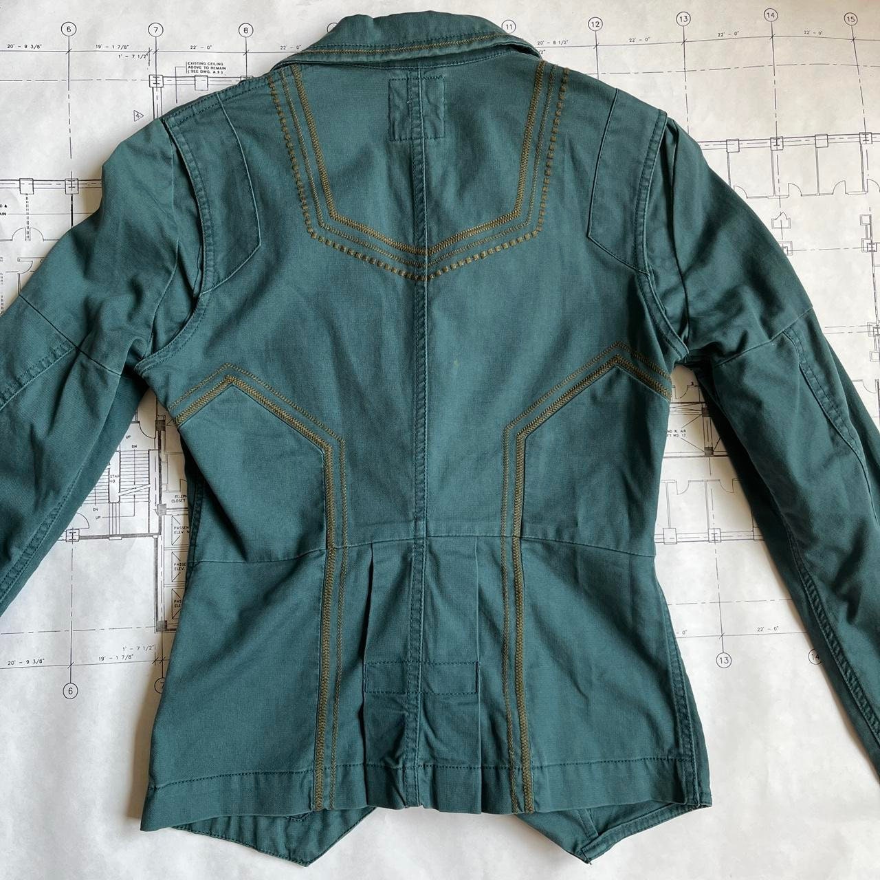 Epic Vintage Diesel Turquoise Denim Jacket - Etsy