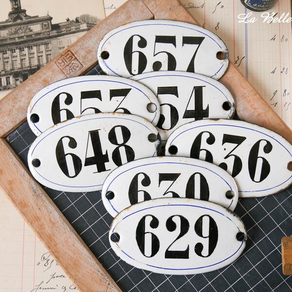 French House Numbers - Etsy