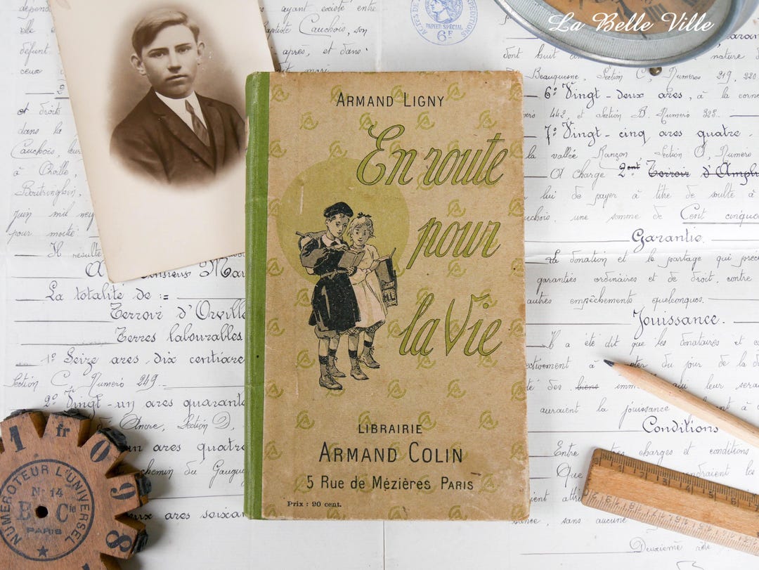 Vintage French School Book Antique Pupil Book From France 1900s ...