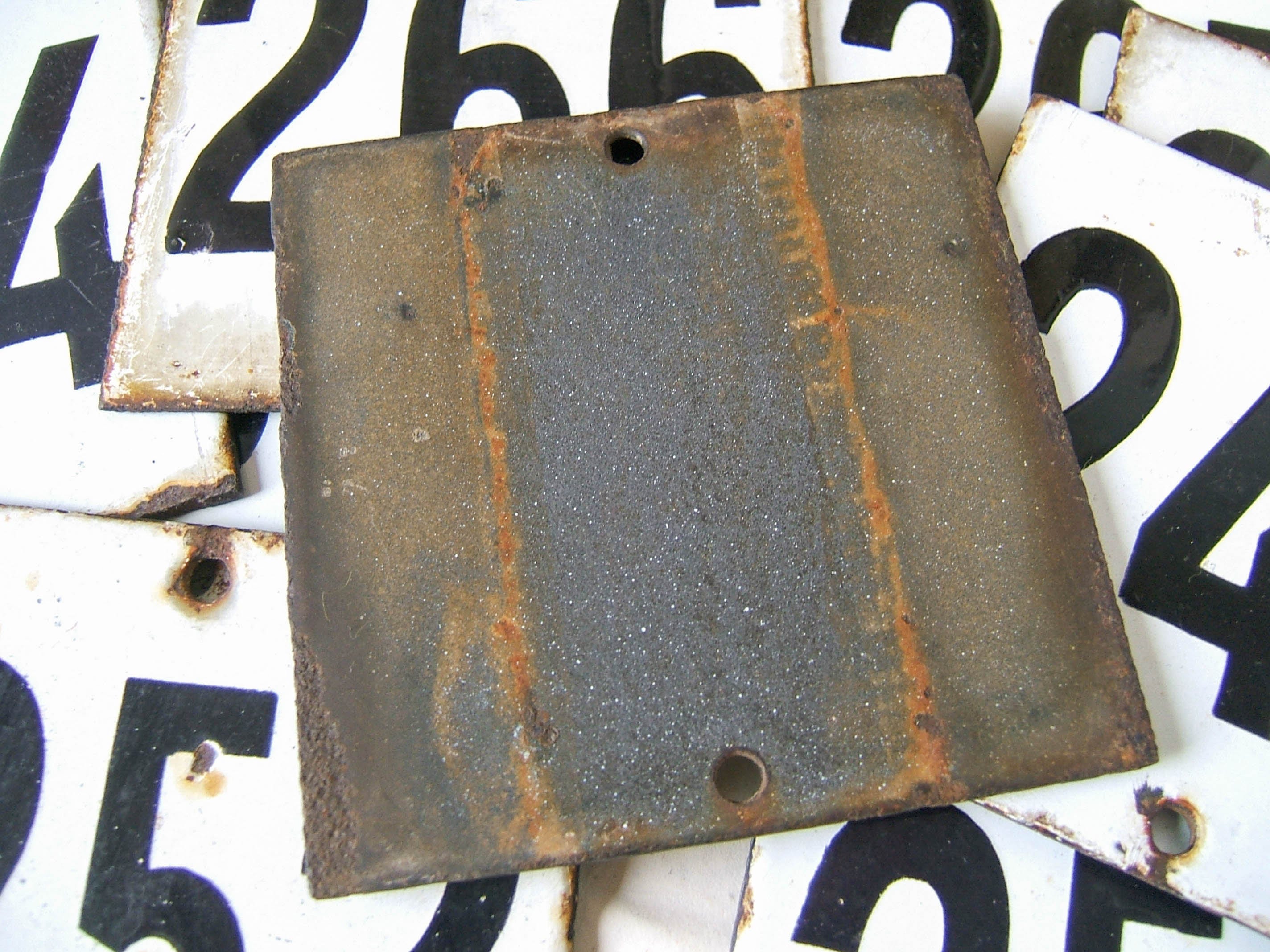 Vintage French Enamel Number Antique Enameled Sign Plate | Etsy