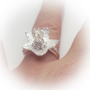 Star Engagement Ring Herkimer Engagement Ring Herkimer - Etsy