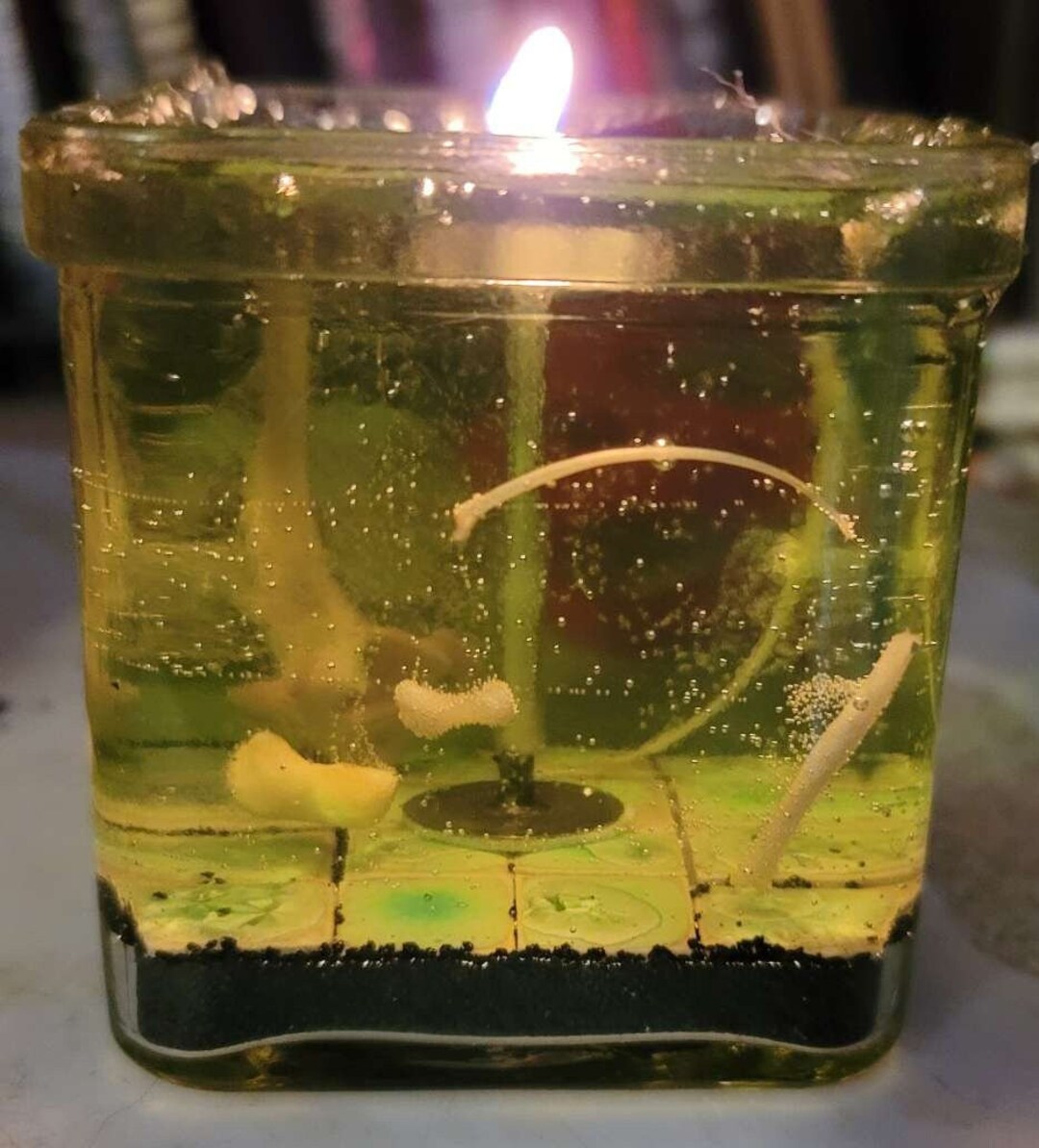 Gelatinous Cube Gel Candle - Etsy