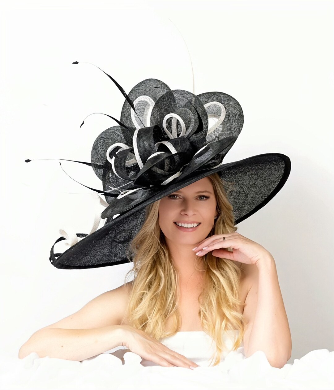 Kentucky Derby Hat. Derby Hat. Black Hat. Black and White Hat. Royal ...