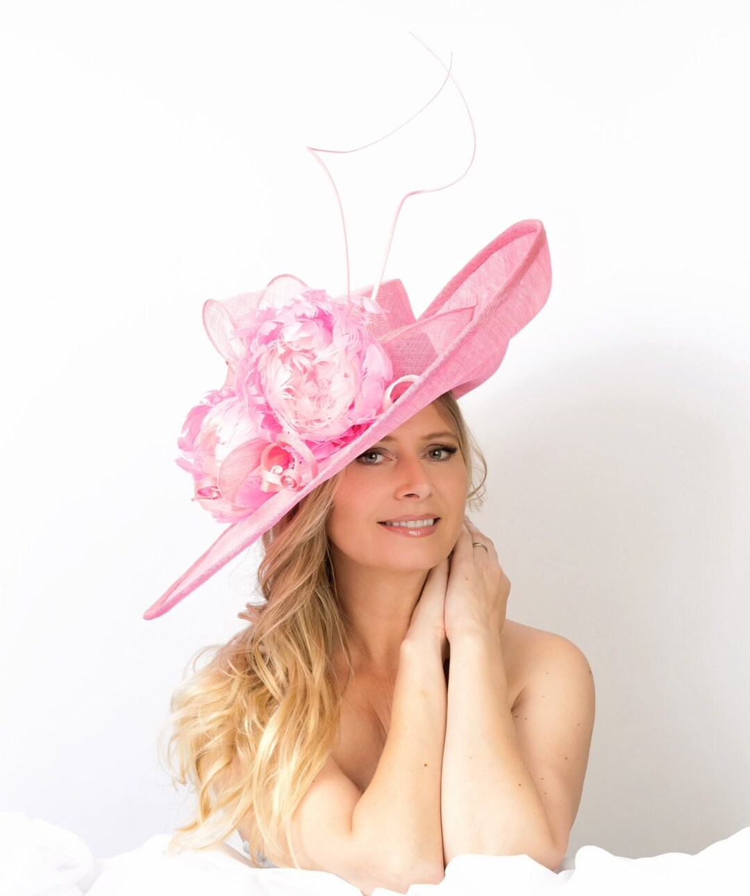 2024. Pink Hat. Kentucky Derby Hat. Derby Hat. Royal Ascot Hat. Fancy Hat. High End Hat ...