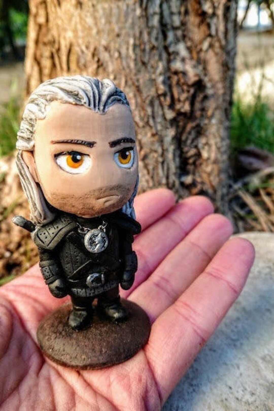 Tiny Geralt of Rivia Inspired From "the Witcher " - Etsy