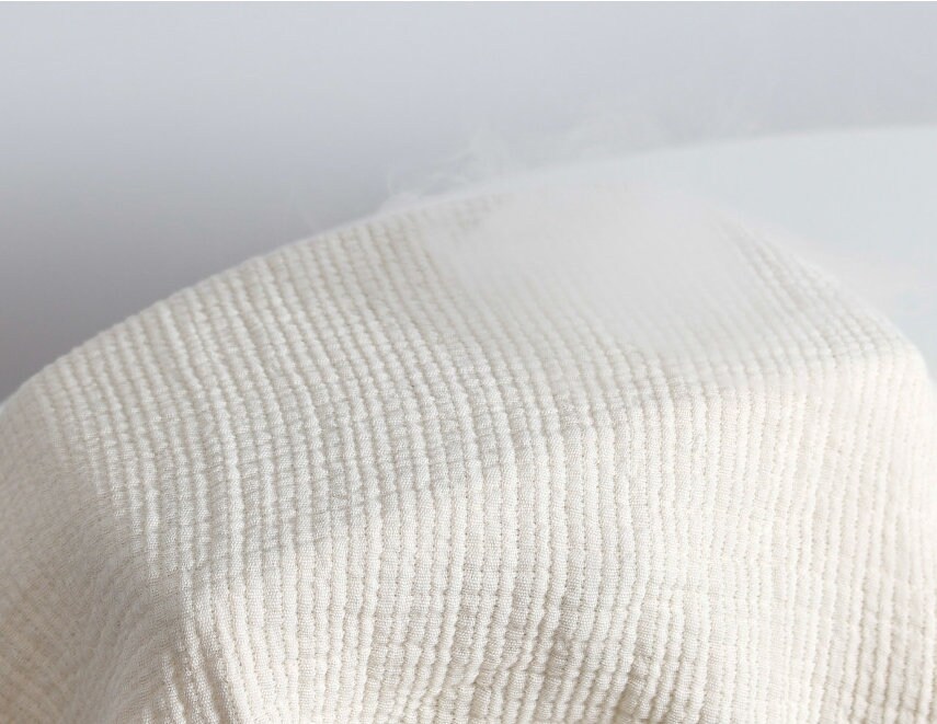 2 Mm Polka Dots Triple Gauze Wrinkled Cotton Gauze Fabric, Mini Dots ...