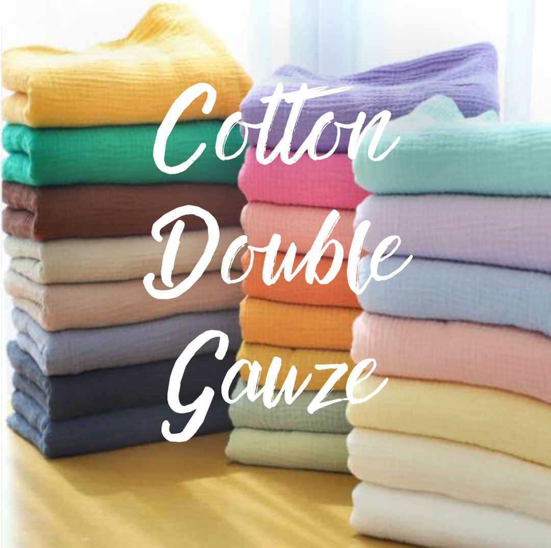 Gauze Specialty Shop | Muslin Soft Wrinkled Cotton Double Gauze Fabric ...