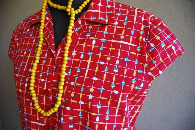 Nautical Pattern Top and Skirt Two Piece - Etsy