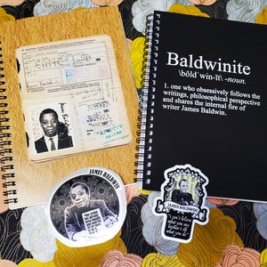 James Baldwin Stationery Writers Gift Set | Notebooks and Stickers ...