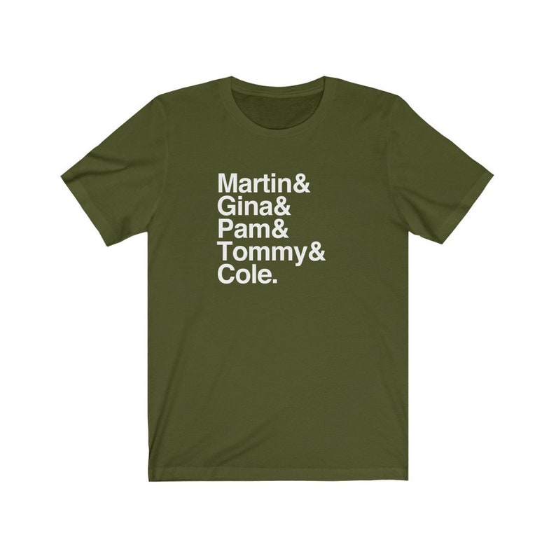 Martin Cast T-shirt- Martin Lawrence TV Show Comedy Sitcom Helvetica ...