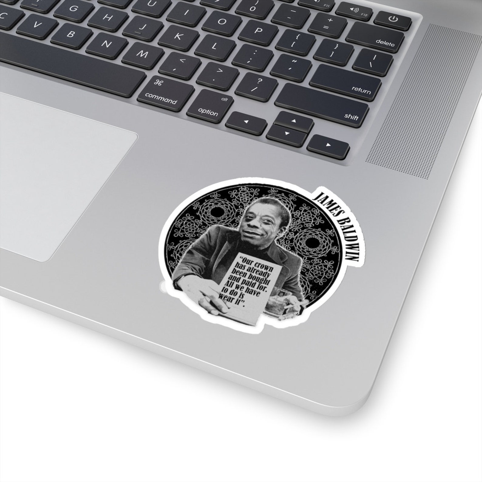 James Baldwin Wear Your Crown Quote Sticker Laptop Sticker - Etsy