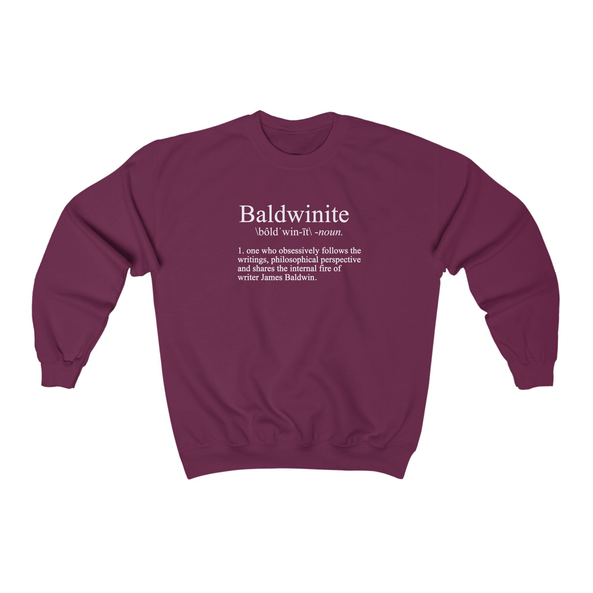 Baldwinite - James Baldwin Definition Writer Black History Crewneck ...