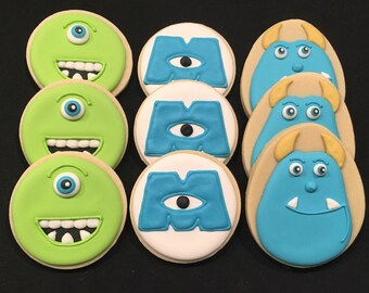 Monster inc cookies | Etsy