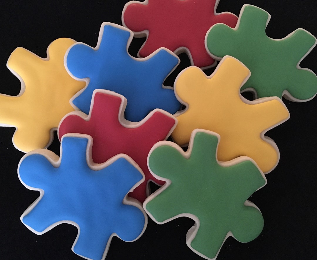Autism Awareness Sugar Cookies- Item SHIPS in 7-10 Business Days ...