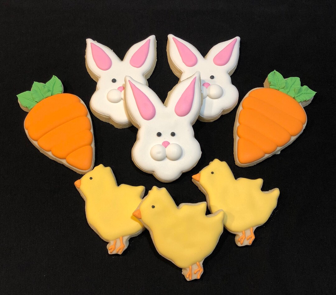 Easter / Spring Themed Sugar Cookies Item SHIPS in 7-10 Business days ...