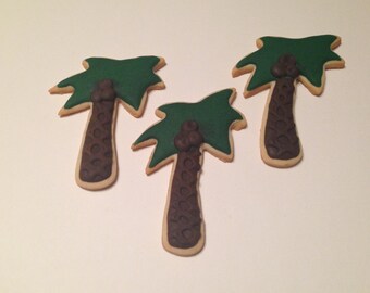 Palm tree cookies | Etsy