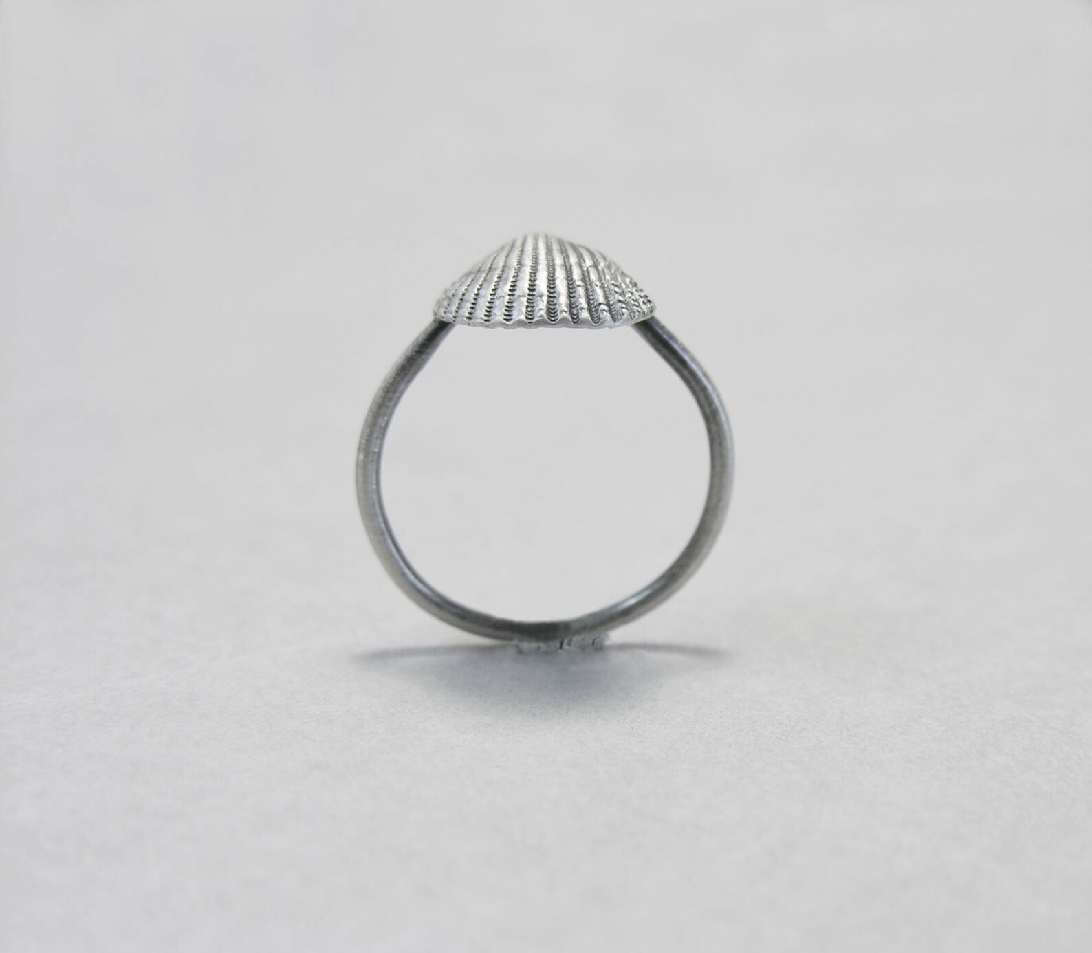 Seashell Ring Scallop Shell Sterling Silver Summer Beach - Etsy