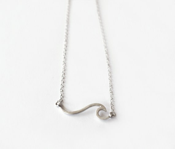 Etsy wave necklace store